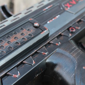 Custom Painted NERF Rival Apollo XV-700 Blaster Team Apocalypse Red ...