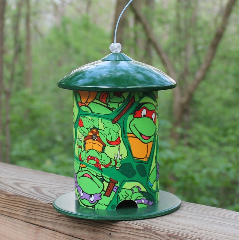 Teenage Mutant Ninja Turtles T.M.N.T. Bird Feeder by BFG. | Etsy