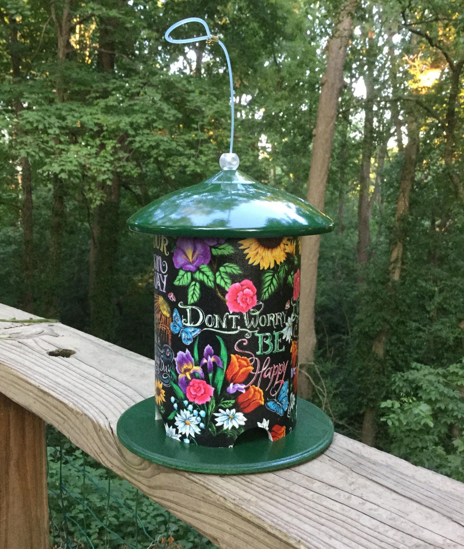 Spring Time Flowers PVC Bird Feeder by BFG. Lovely Looking - Etsy