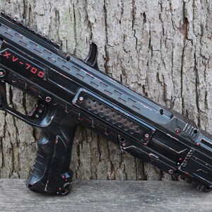 Custom Painted NERF Rival Apollo XV-700 Blaster Team Apocalypse Red ...