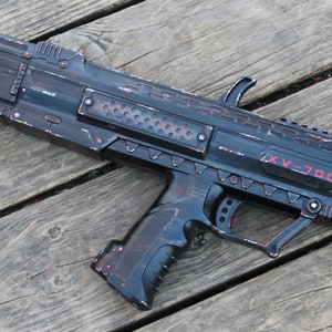 Custom Painted NERF Rival Apollo XV-700 Blaster Team Apocalypse Red ...