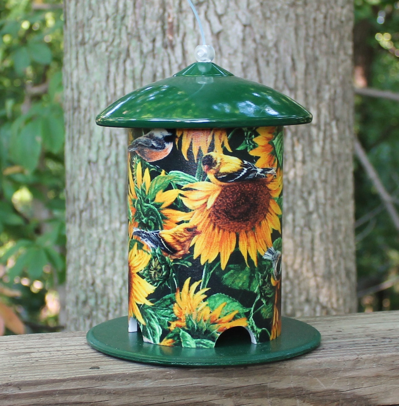 Sunflower Design Custom PVC Bird Feeder by BFG. Lovely Piece | Etsy