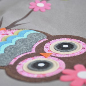 Gray Medium Owl Tote Bag | Personalized Tote| Teacher Gift| Flower Girl ...