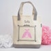 Small Light Pink Princess Tote | Girls Book Bag | Kids Tote Bag ...