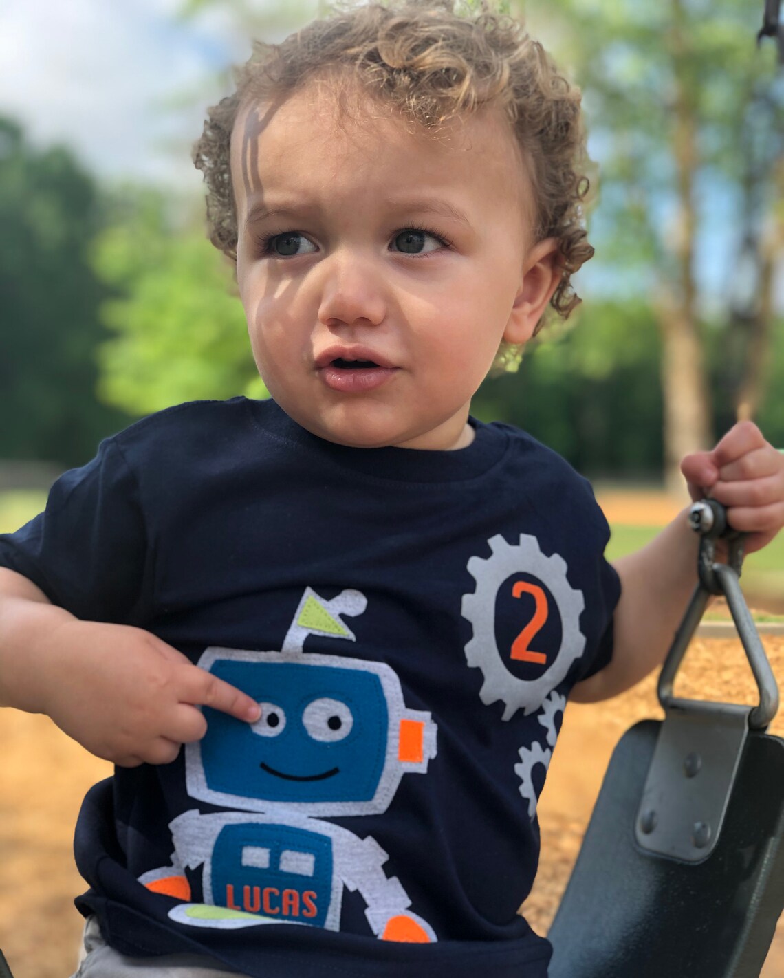 Robot Birthday Appliqué Shirt Toddler Robot Birthday Tee - Etsy