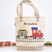 Medium Train Tote Bag personalized Train Totelibrary - Etsy