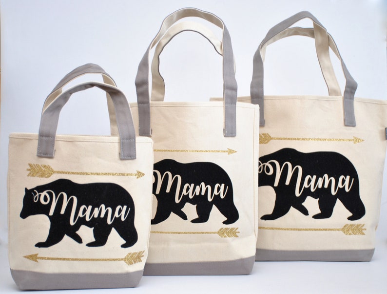 Mama Bear Tote BagMothers Day GiftGift for Mom Mom Gifts | Etsy