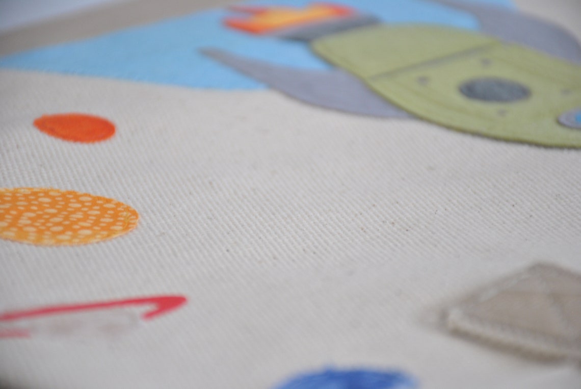 Medium Rocket Tote Bag|personalized Tote Bag| Rocket Ship| Kids Space ...