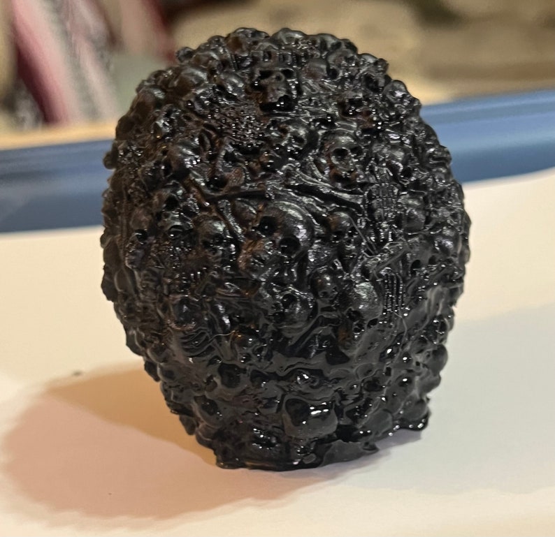 Black Skeletons Inside the Skulls Shifter Knob or Excellent Decoration. 41 - Etsy