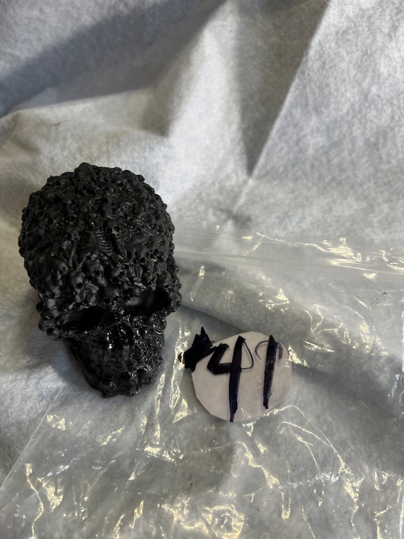 Black Skeletons Inside the Skulls Shifter Knob or Excellent Decoration. 41 - Etsy