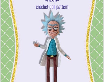 Pickle Rick Crochet Pattern Easy Pdf Amigurumi - Etsy