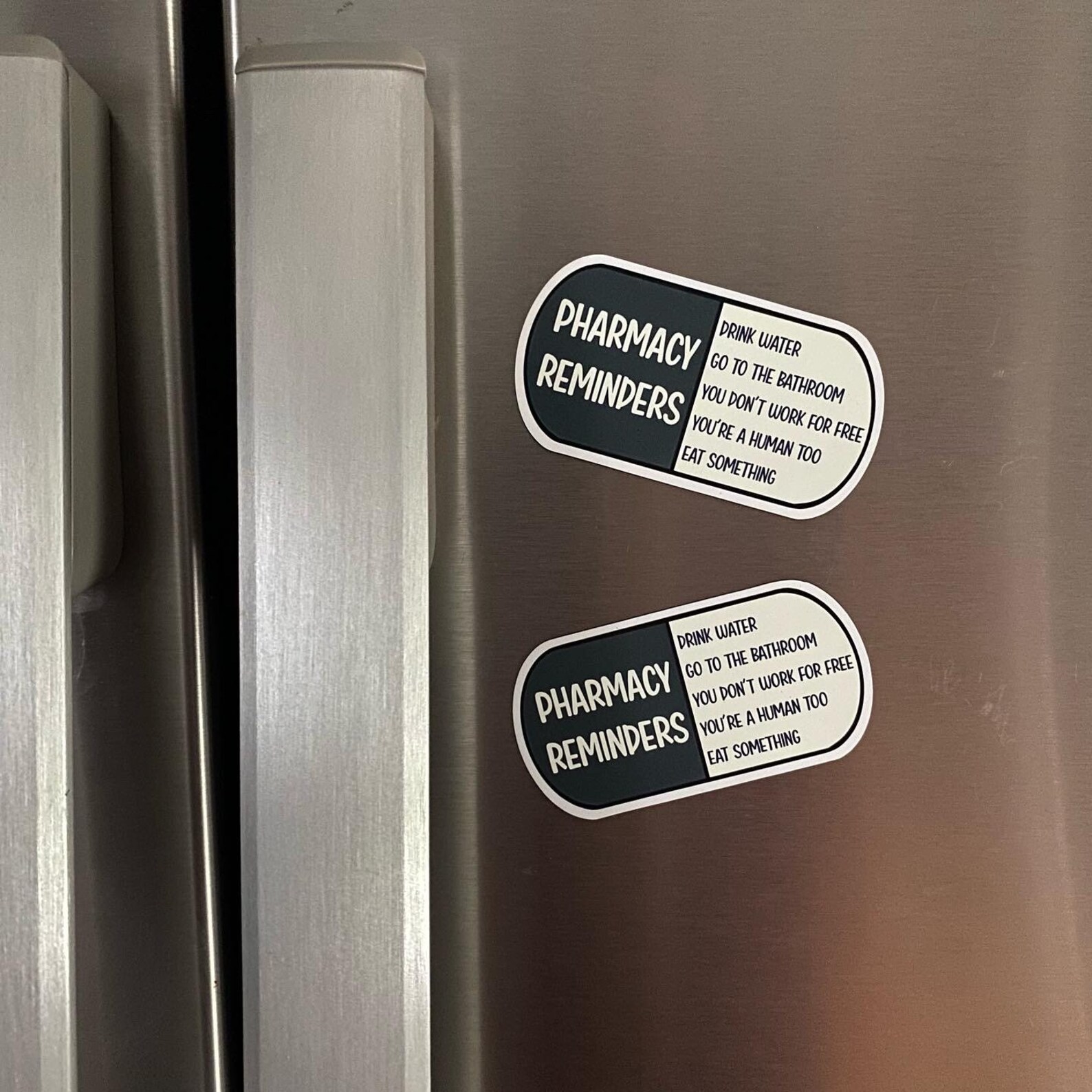 OOPS Imperfect Pharmacy Reminders Magnet Take Care of - Etsy