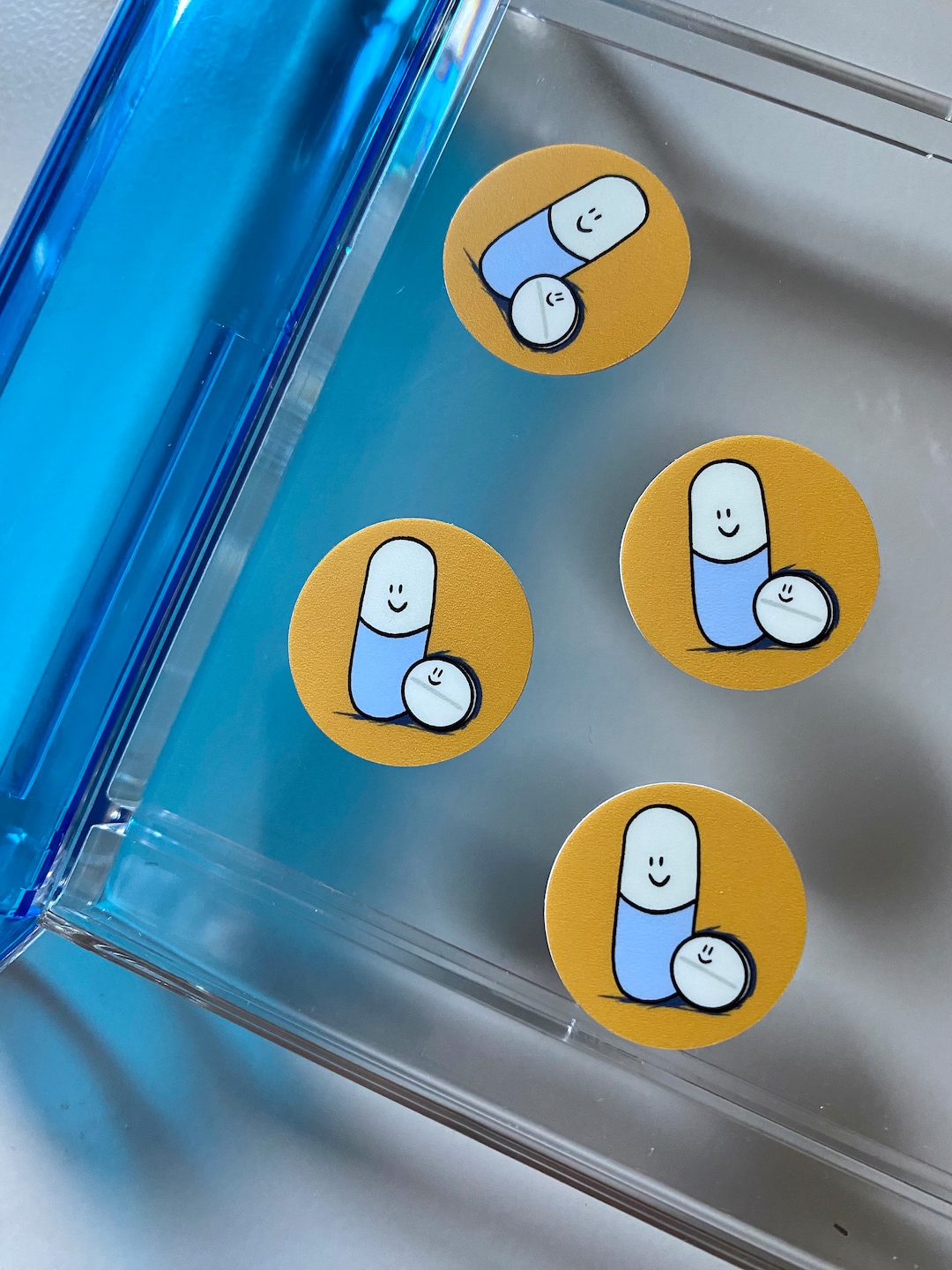Tiny Pill Friends Pharmacy Sticker | 1 In. by 1 In. Pharmacy Technician ...