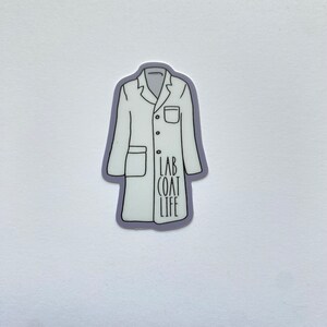 Lab Coat Life Sticker | 2" X 1.27" | Pharmacy Technician Pharmacist ...
