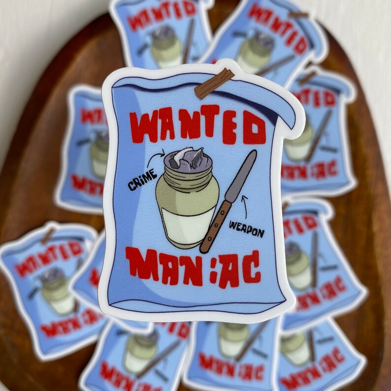 Wanted Pharmacy Maniac Messy Bottle Foil Sticker 1.55 - Etsy
