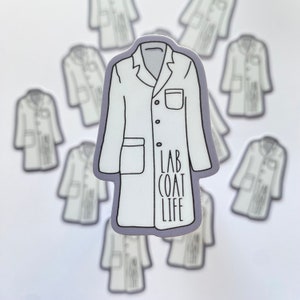 Lab Coat Life Sticker | 2" X 1.27" | Pharmacy Technician Pharmacist ...