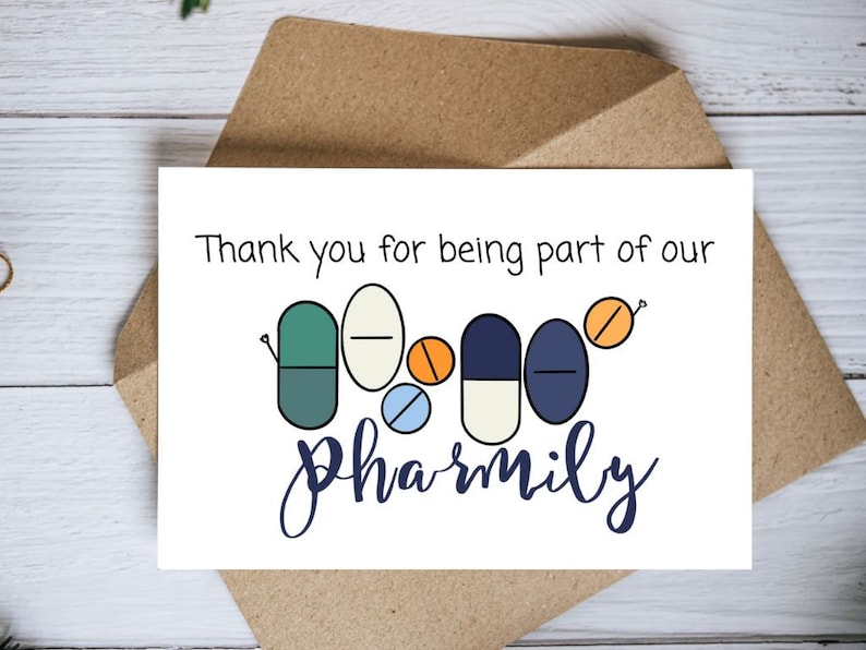 Pharmacy Week Printable Card Pharmacy Appreciation Card - Etsy