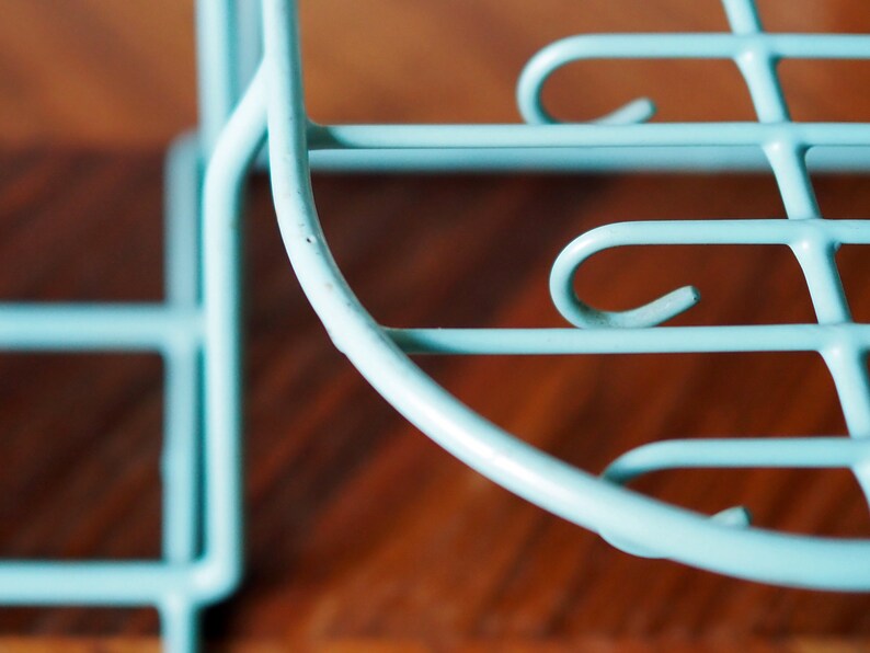 Vintage Rubbermaid Turquoise Blue Dish Rack - Etsy