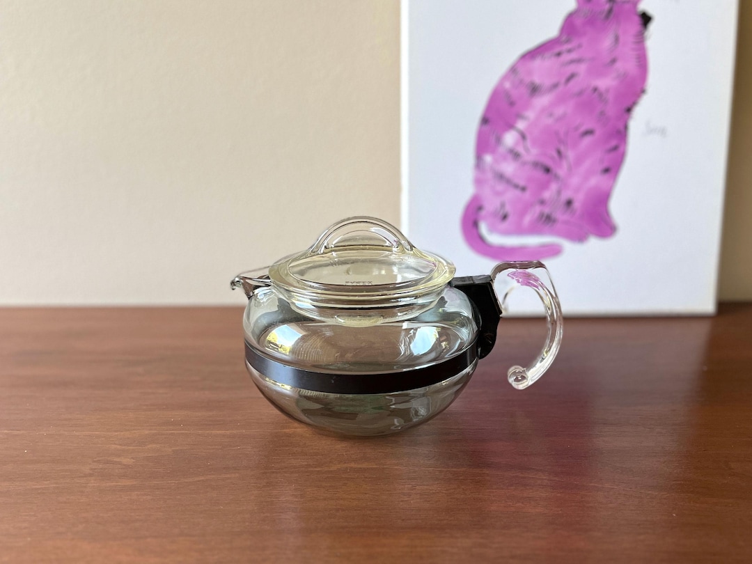 Vintage Pyrex Flameware 6 Cup Teapot 8126-B 1940's - Etsy