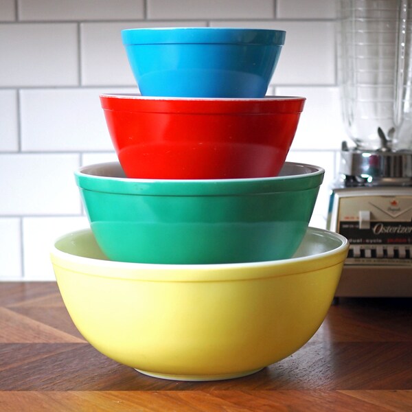 Pyrex Bowl Set - Etsy
