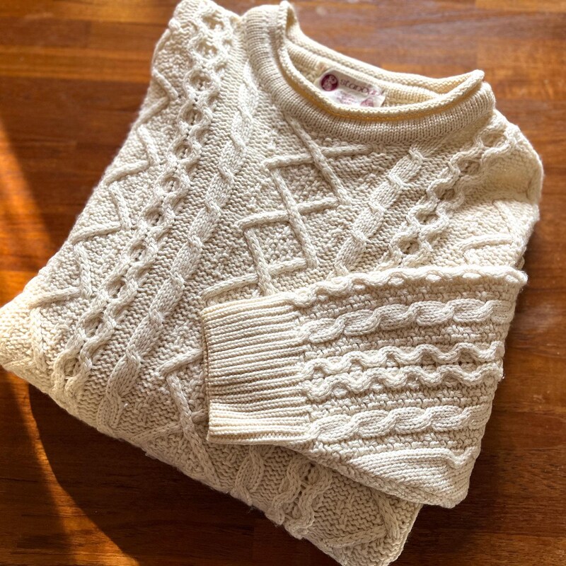 Irish Wool Sweater - Etsy