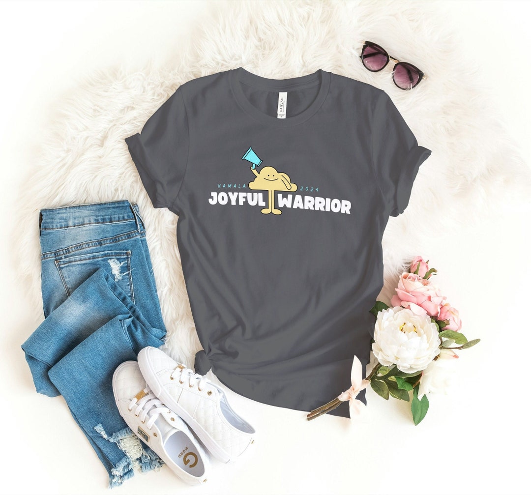 Joyful Warrior Kamala Harris Shirt Kamala Harris Quote,vote Blue Shirt ...
