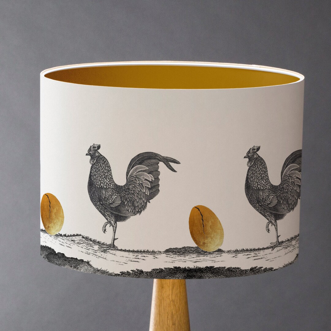 Chicken or Egg? - Large Drum Lampshade - Etsy