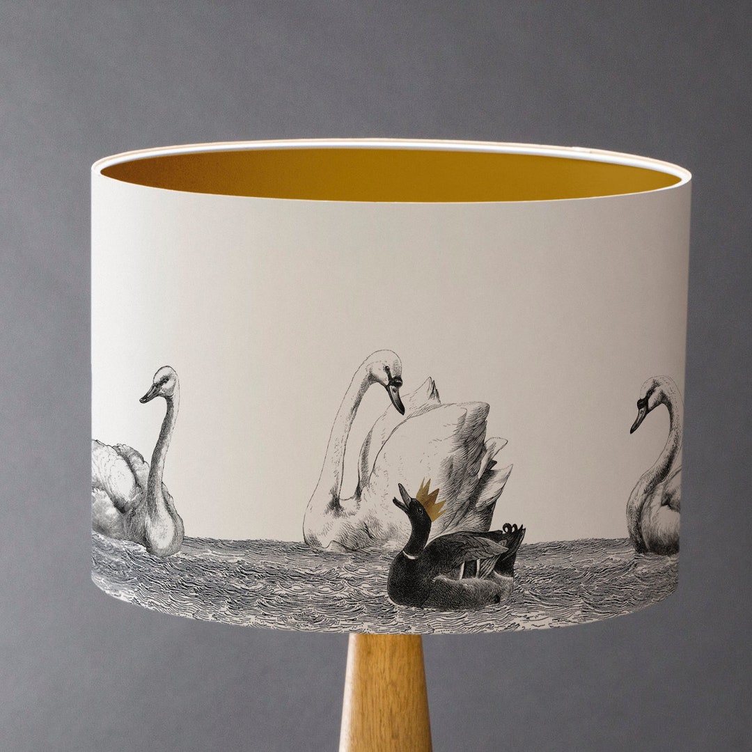 Cheeky Duck - Large Drum Lampshade - Etsy