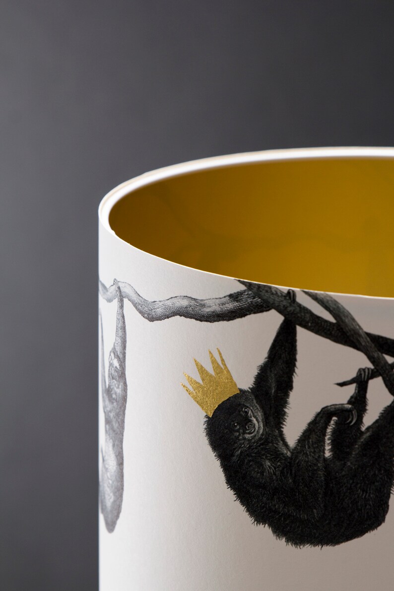 Sloths - Small Drum Lampshade - Etsy