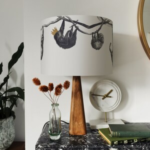 Sloths - Small Drum Lampshade - Etsy