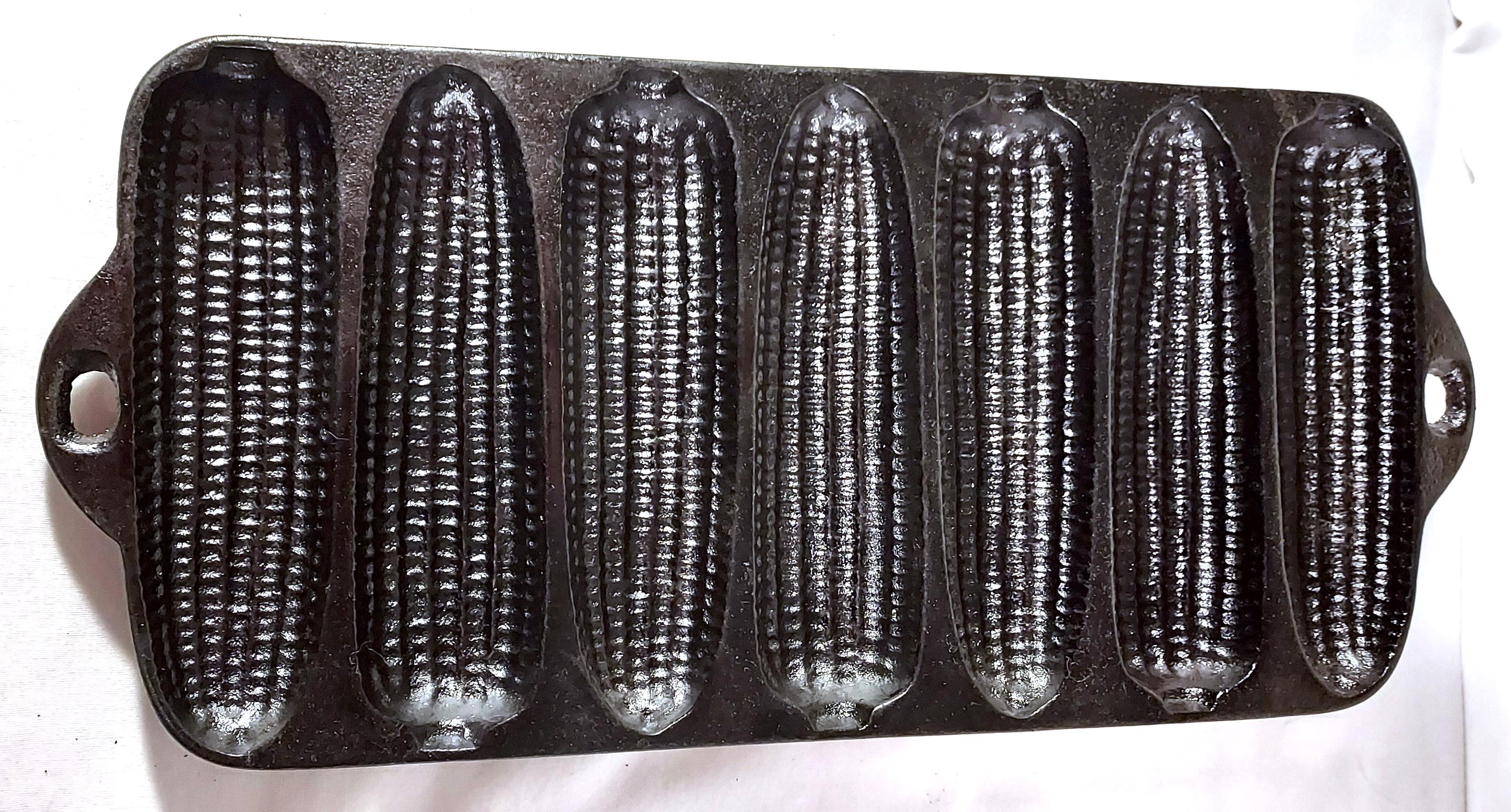 Vintage Wagner Ware Cast Iron 7 Slot Corn Shape Bread Stick Corn Bread ...