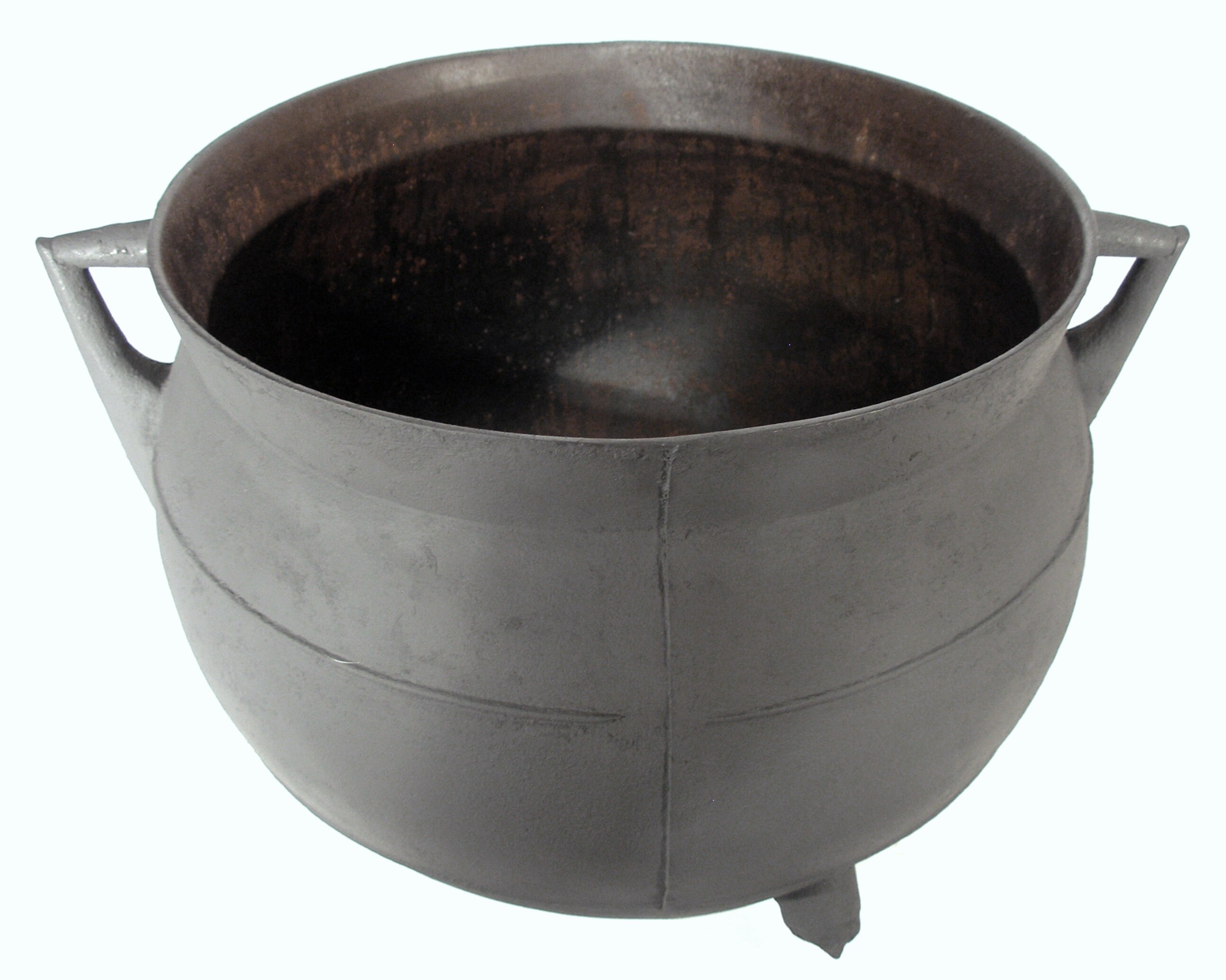 Antique 12 Gallon Cast Iron Double Handled, Footed, Cauldron - Kettle ...