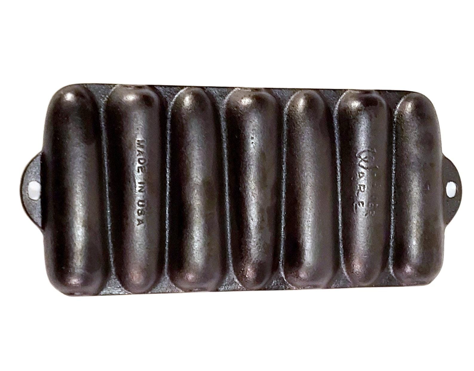 Vintage Wagner Ware Cast Iron 7 Slot Corn Shape Bread Stick Corn Bread ...
