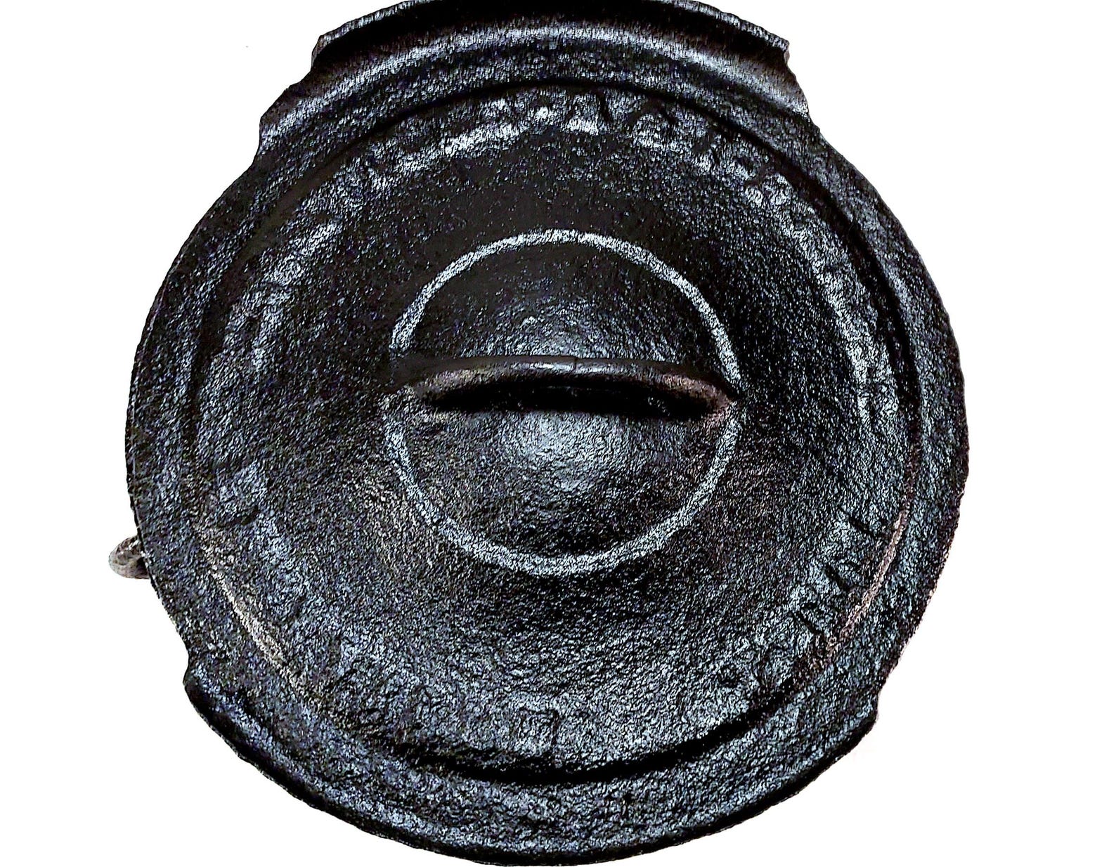 Antique Cast Iron B & I Foundry Footed, Deep Fry, Dutch Oven Roaster ...