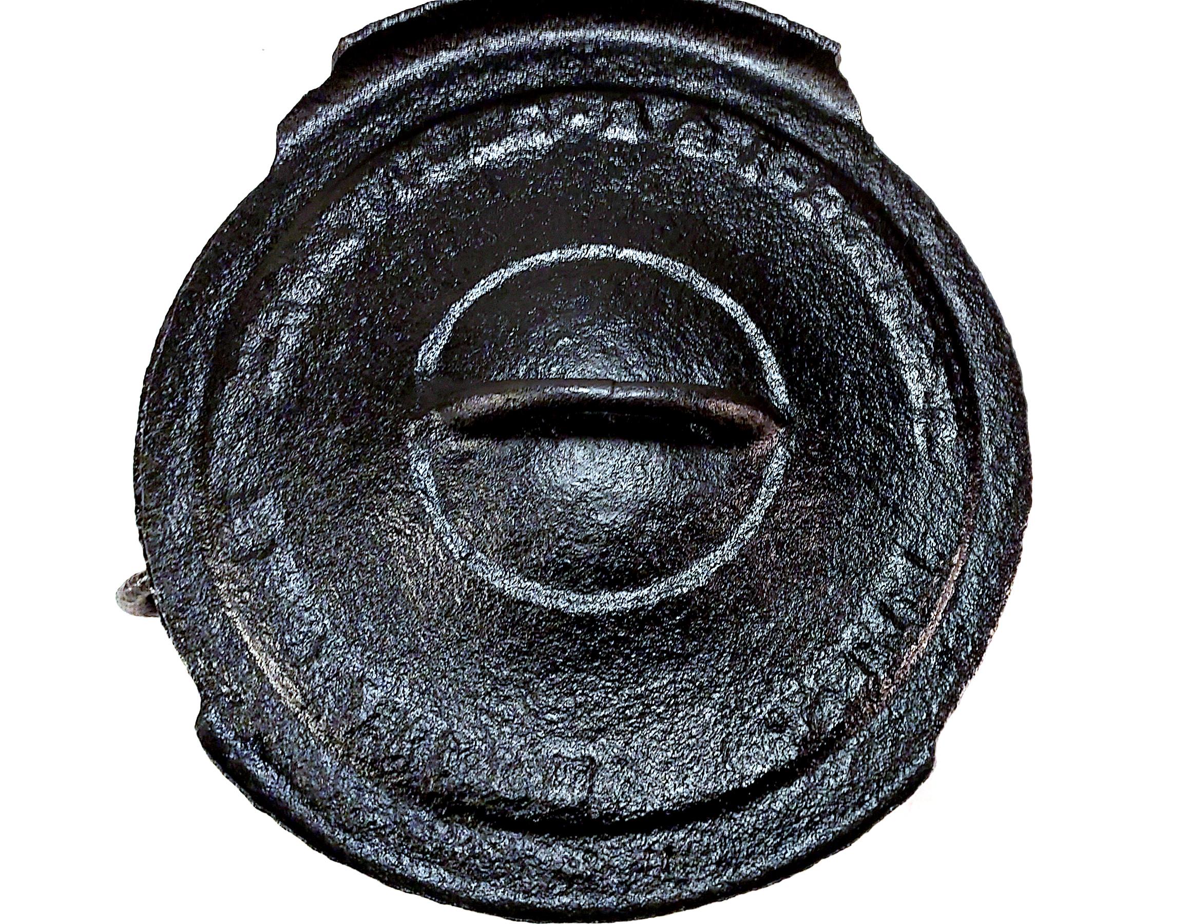 Antique Cast Iron B & I Foundry Footed, Deep Fry, Dutch Oven Roaster ...