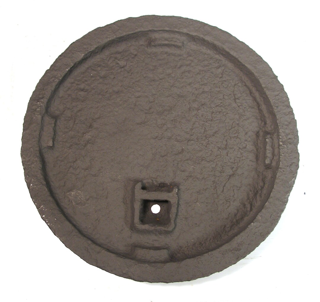 Antique No. 10 Wood Coal Burning Stove Recessed Burner Plate Footed ...