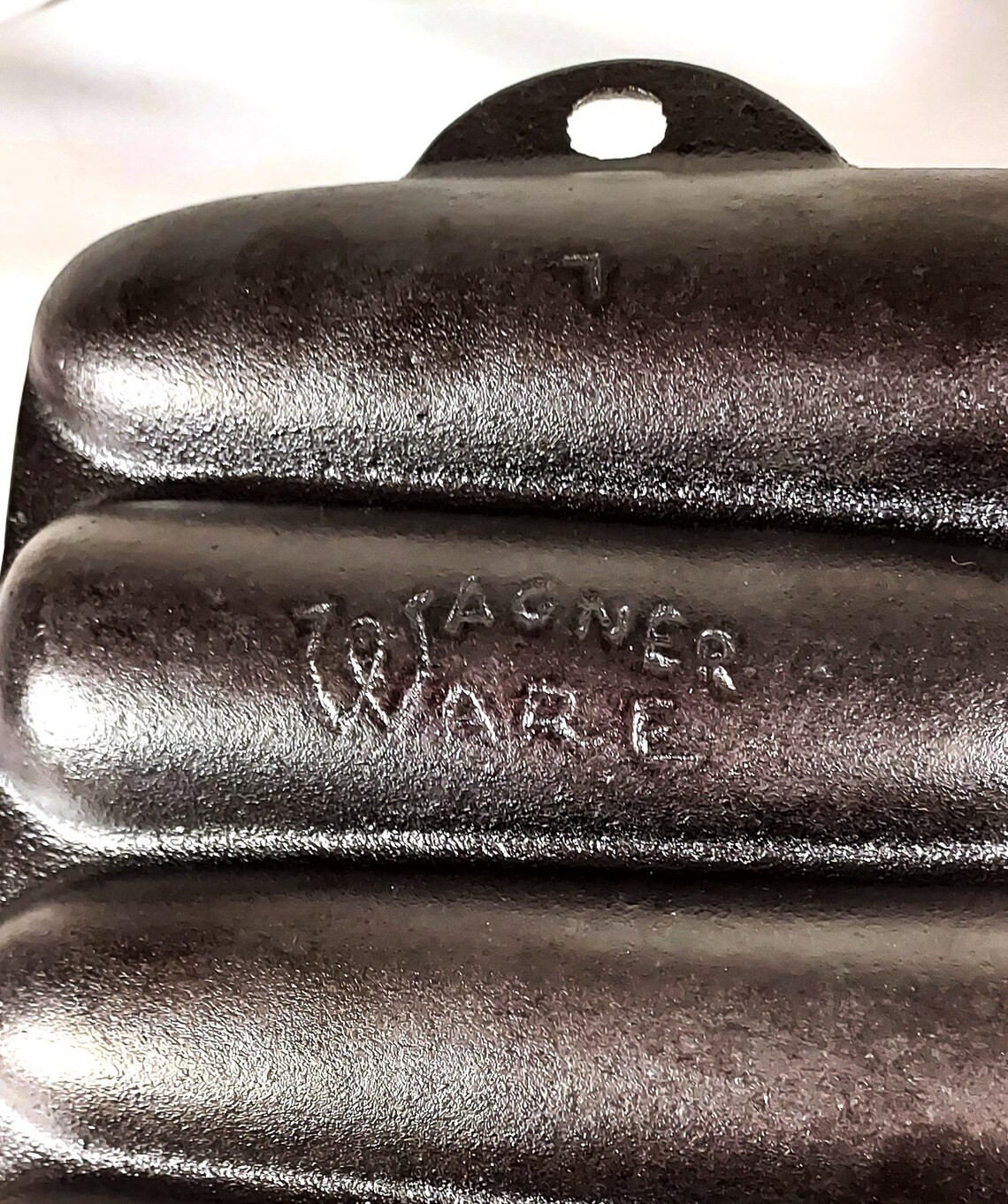 Vintage Wagner Ware Cast Iron 7 Slot Corn Shape Bread Stick Corn Bread ...