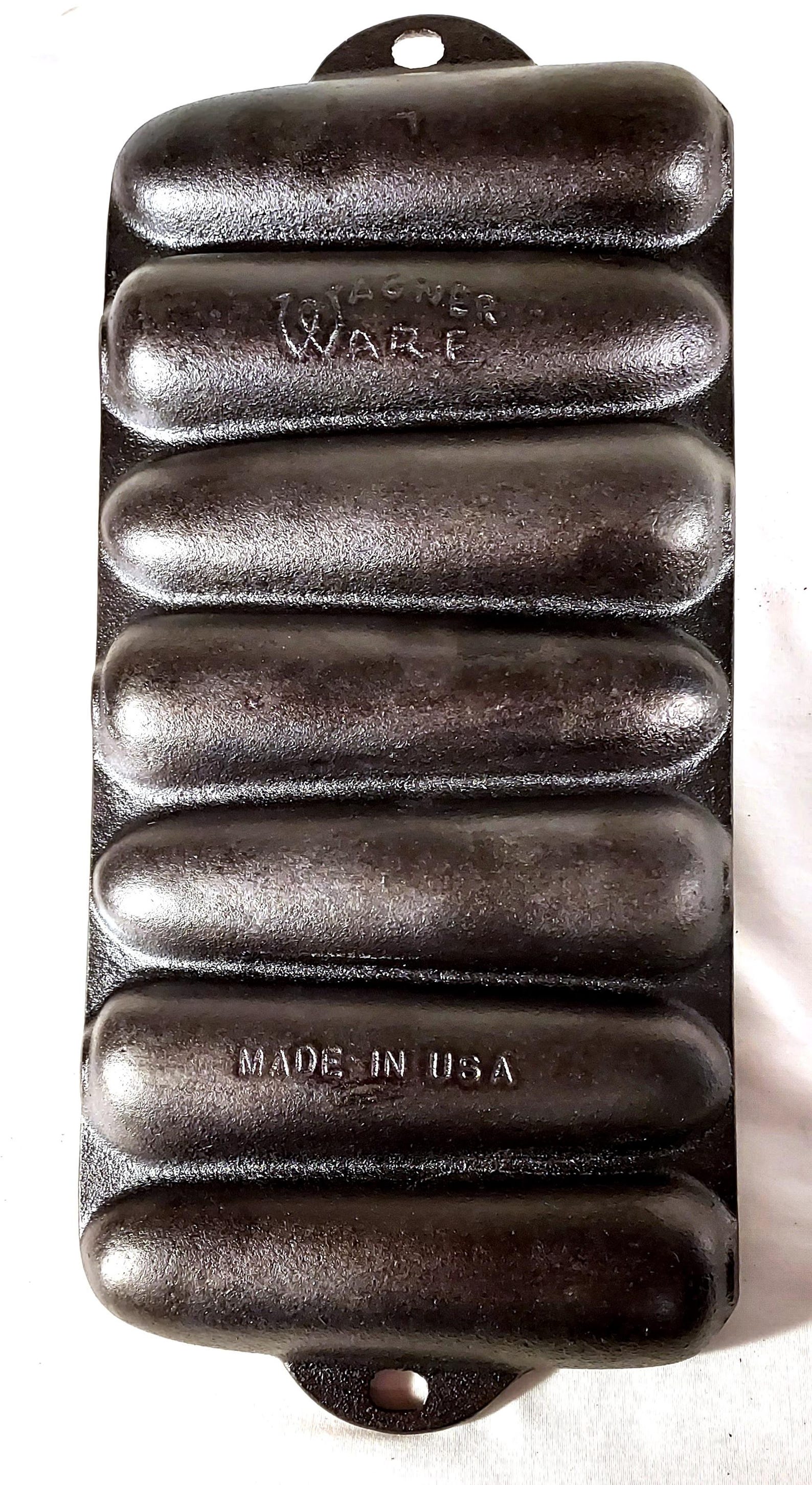 Vintage Wagner Ware Cast Iron 7 Slot Corn Shape Bread Stick Corn Bread ...
