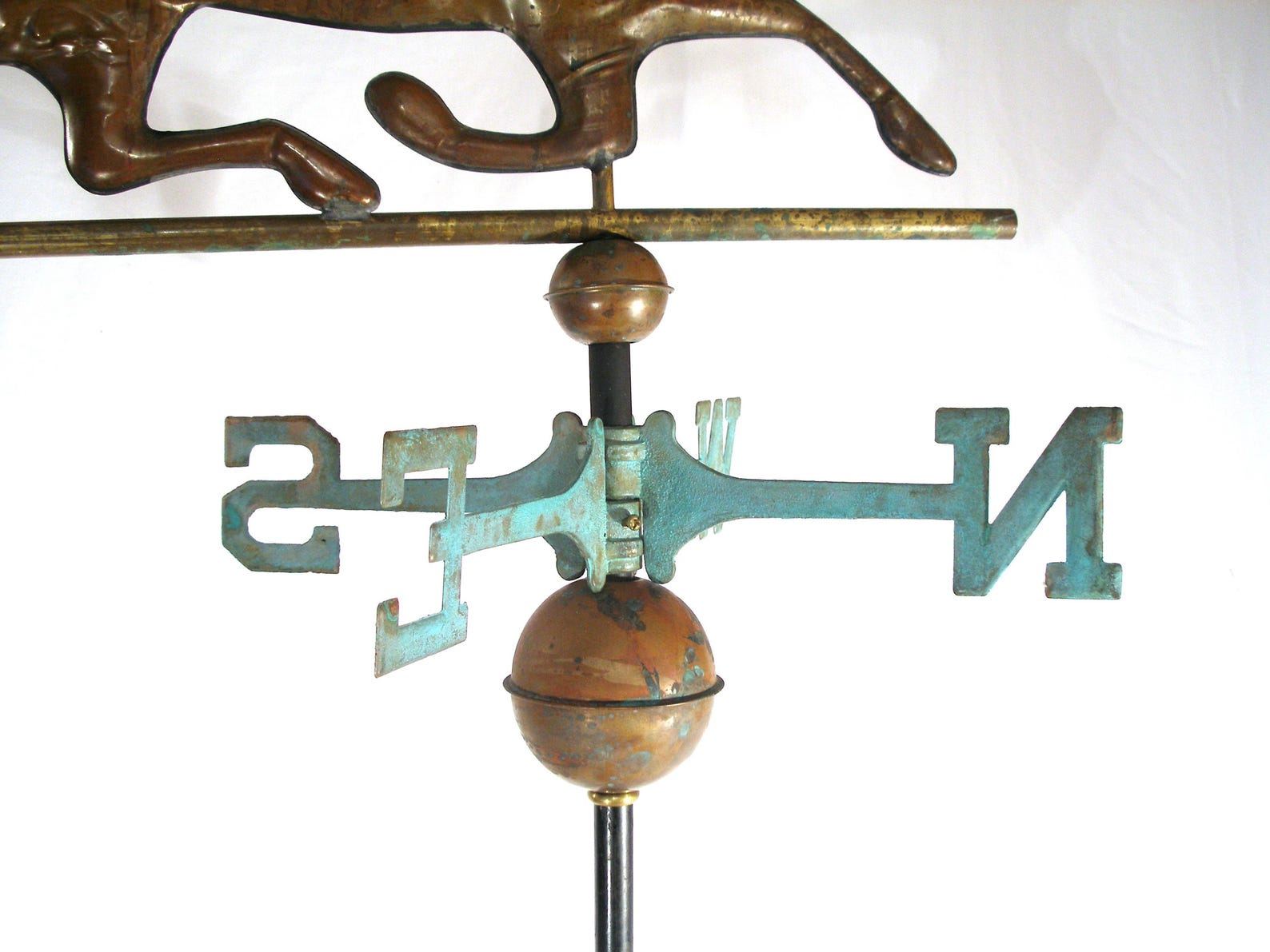 Copper Folk Art Galloping Stallion Racing Horse Weather Vane - Etsy