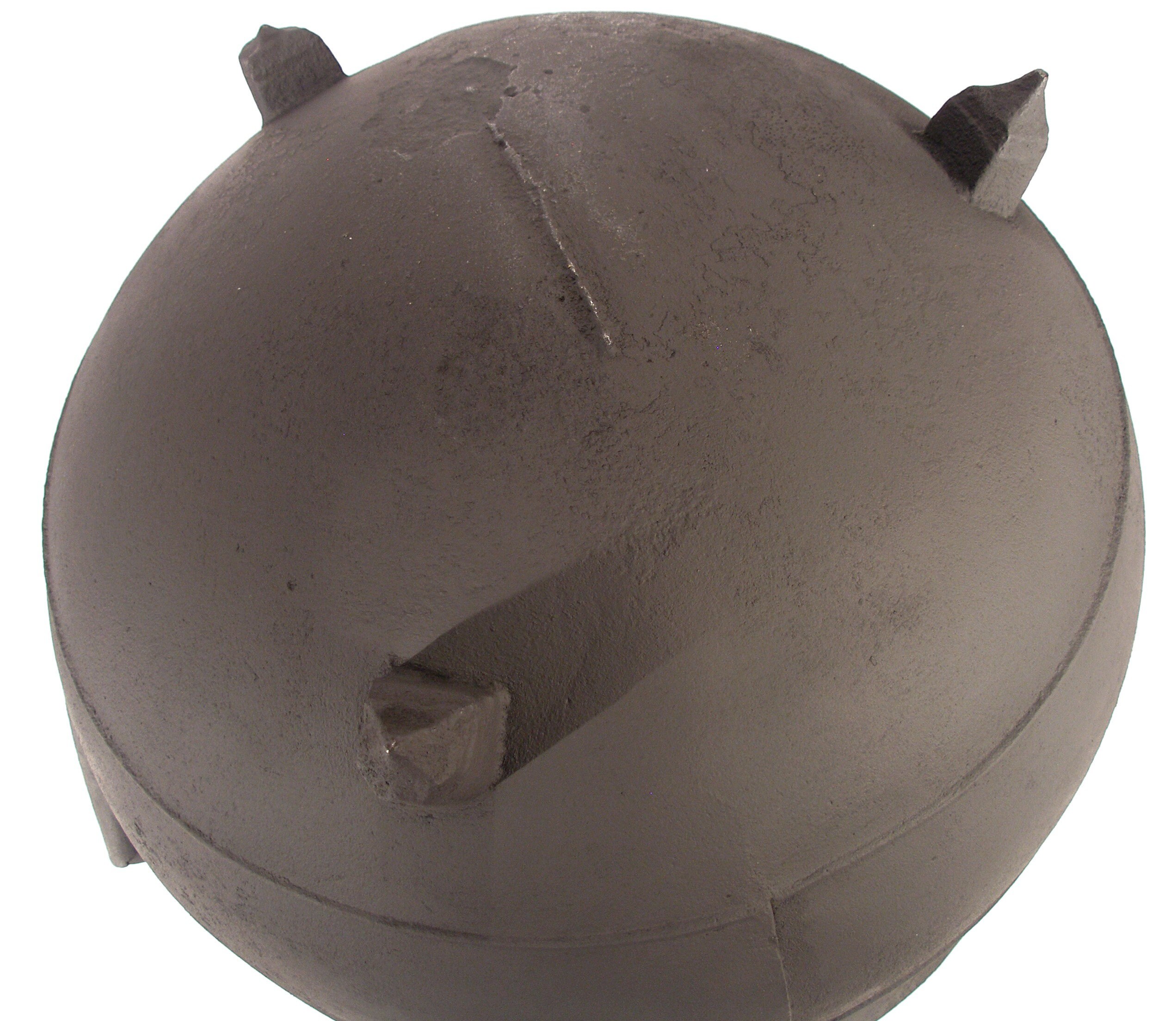 Antique 12 Gallon Cast Iron Double Handled, Footed, Cauldron - Kettle ...