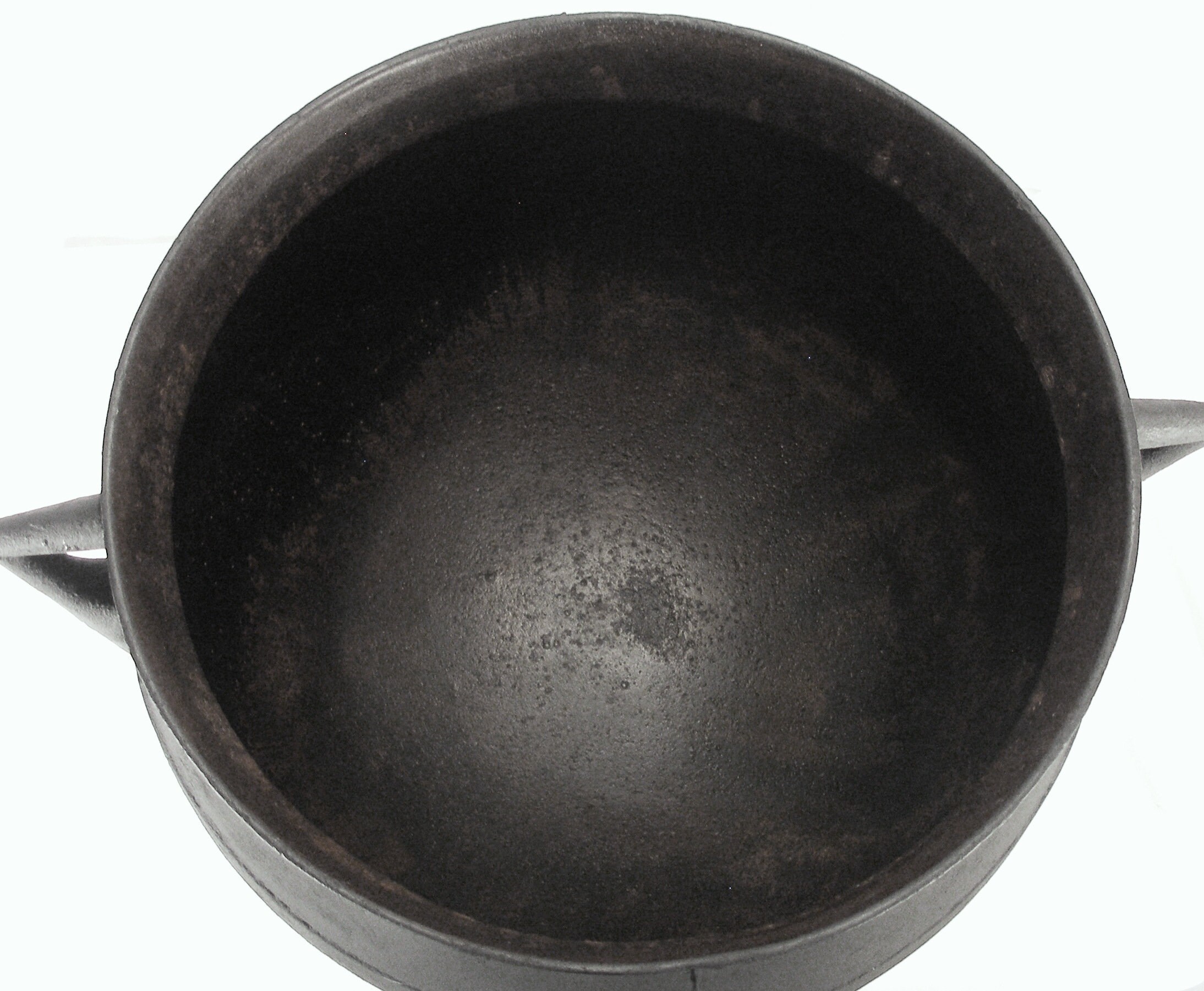 Antique 12 Gallon Cast Iron Double Handled, Footed, Cauldron - Kettle ...