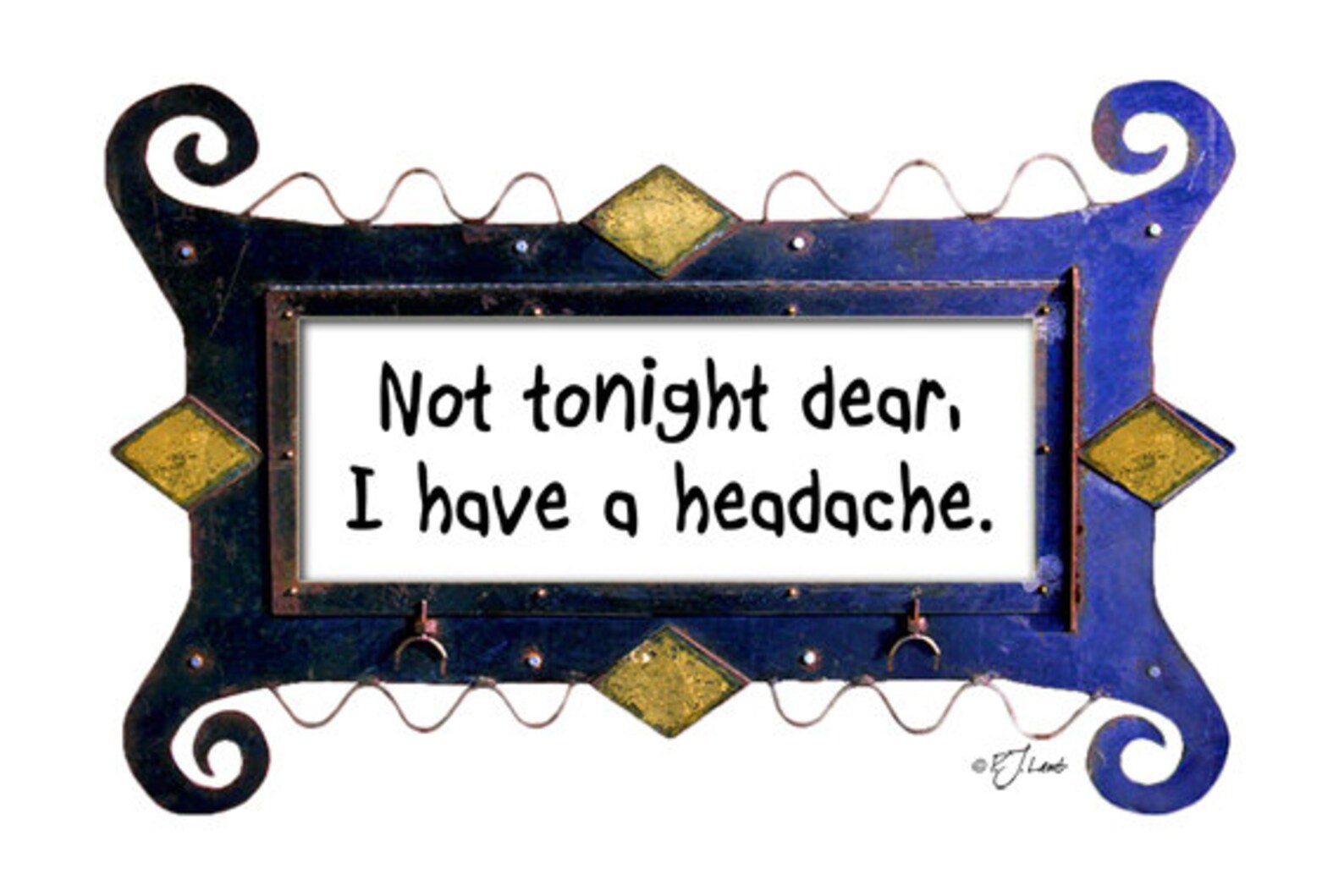 Not Tonight Dear I Have A Headache Original Digital Art Composition ...