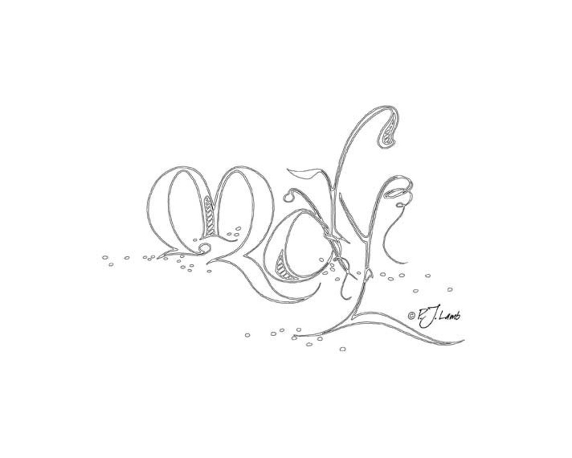 Mary, Black and White Graphic Name Art Print, Reproduced From Original ...