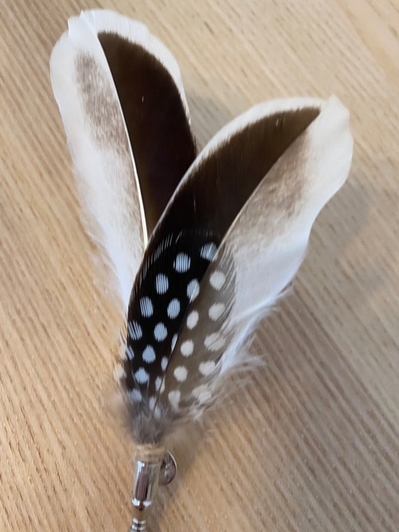 Real Feather Handmade Lapel Pin - Etsy