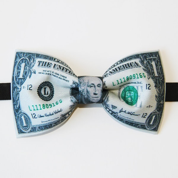 Money Bow Tie - Etsy