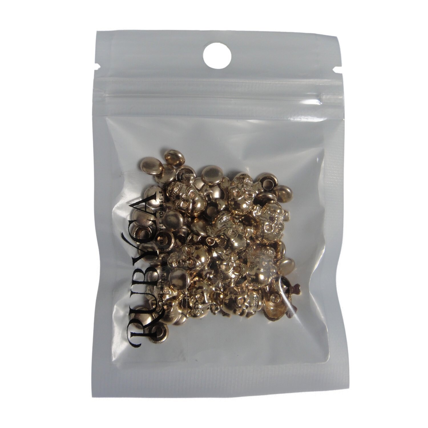 10mm Skull Cross Bones Rivets for Leathercraft Silver Gold - Etsy