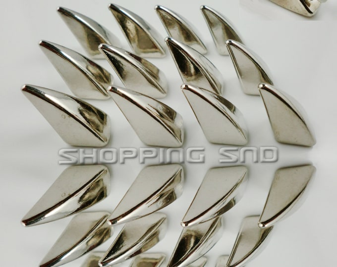 Gunmetal Black 21mm Cat Claw Spikes // Metal Large Spikes and - Etsy