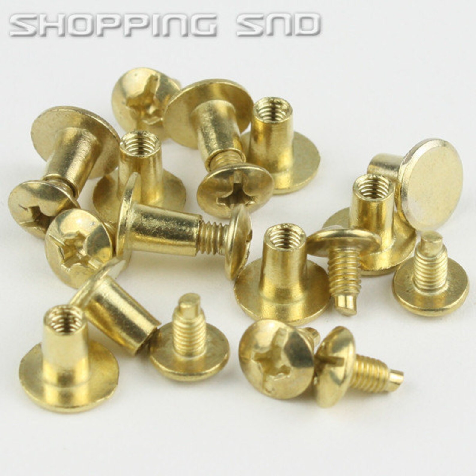 Wholesale 8mm Round Flat Head Screwback Studs for - Etsy