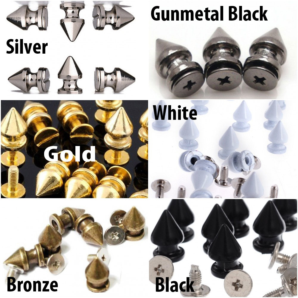 12mm Tree Spikes and Studs for Leather Clothing Screwback - Etsy