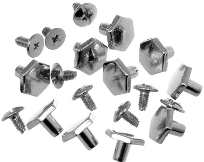 Metal Button Studs 9mm Screwback Studs for Leathercraft - Etsy
